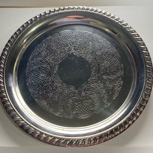 Leonard Silver | Dining | Vintage Silver Plated Plate | Poshmark